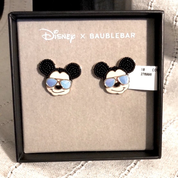 Disney | Jewelry | Disney X Baublebar Collab Mickey Mouse Earrings ...
